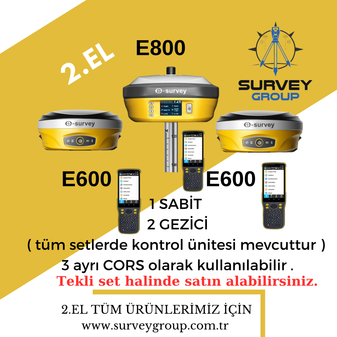 E-survey e600-e800 gnss setler
